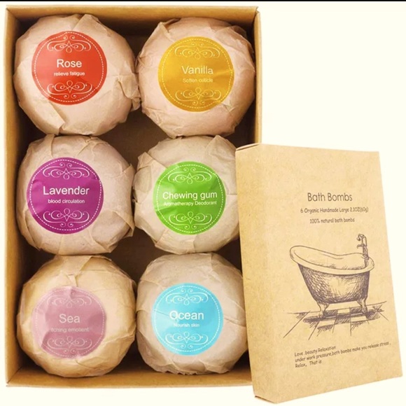 Bath & Body | Hand Made Bath Bombs Ultra Lux Gift Set Fizzies With ...
